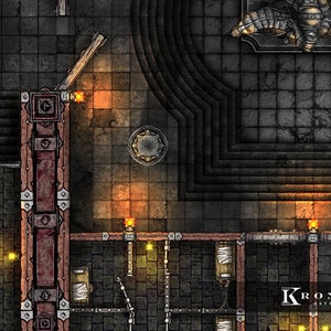 Prison Battlemap: D&D 5e Dungeon Crawl (digital Map) - Etsy