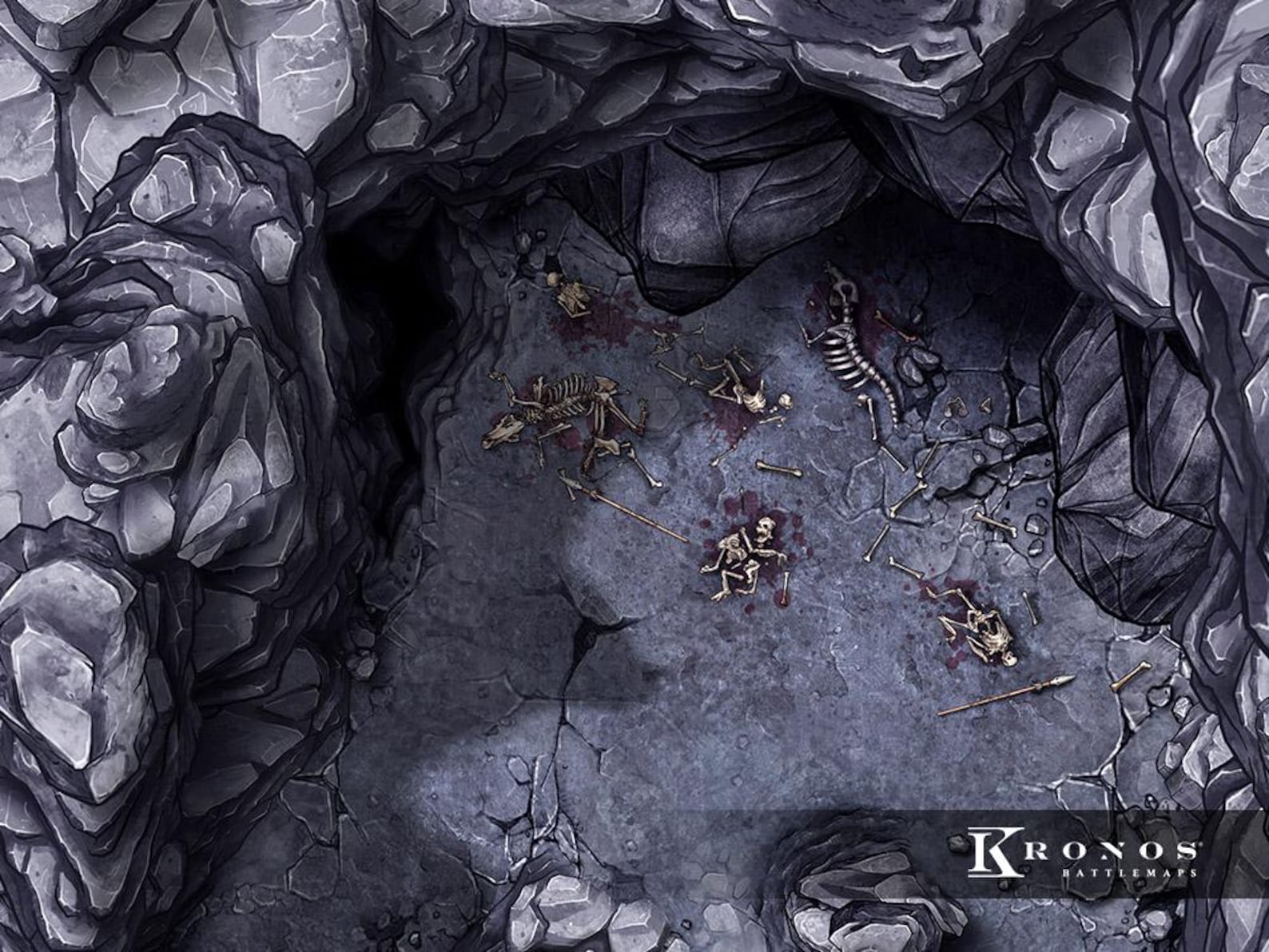 Monster's Lair Digital Battlemap, Dnd Battle Map, Digital Battle Map ...