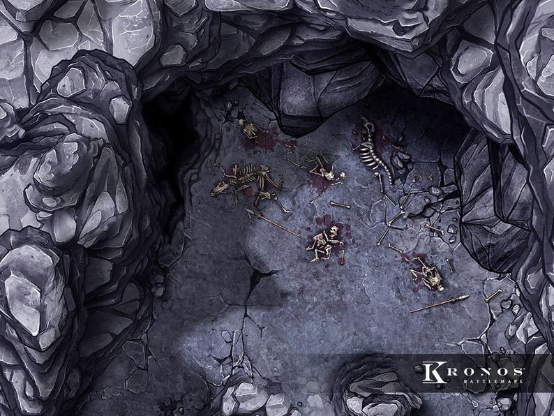 Monster's Lair Digital Battlemap, Dnd Battle Map, Digital Battle Map ...