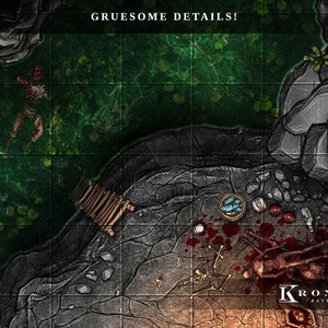 Witches Lair Battlemap, 4k, Dnd Battle Map, D&D, Battle Map, Dungeons ...