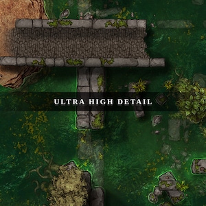 Swamp Ruins - Battlemap, Dnd Battle Map, Wasteland, Battle Map ...