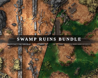 Jungle Temple Ruins Battlemap, Dnd Battle Map, Battle Map, Dungeons and ...