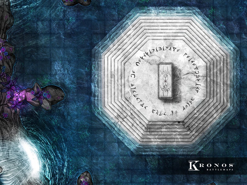 Underdark Shrine, Digital Battlemap, Dnd Battle Map, D&D, Dungeons and ...