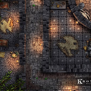 Jungle Temple Ruins Battlemap: 80x30 Dnd Map (digital Download) - Etsy