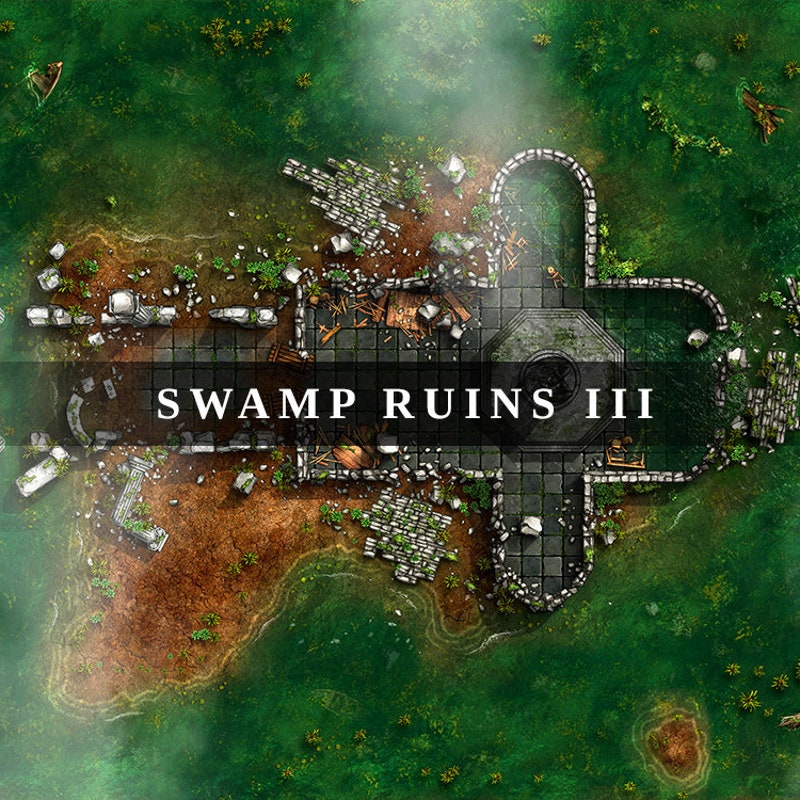 Swamp Digital Dnd Map - Etsy
