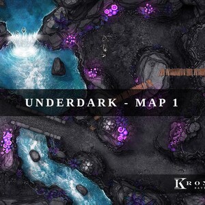 Underdark Battle Map: 40x30 Dnd Encounter (digital Map) - Etsy