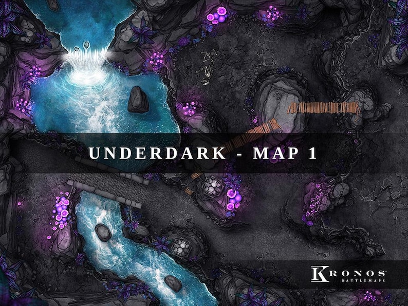 Underdark Battle Map: 40x30 Dnd Encounter (digital Map) - Etsy