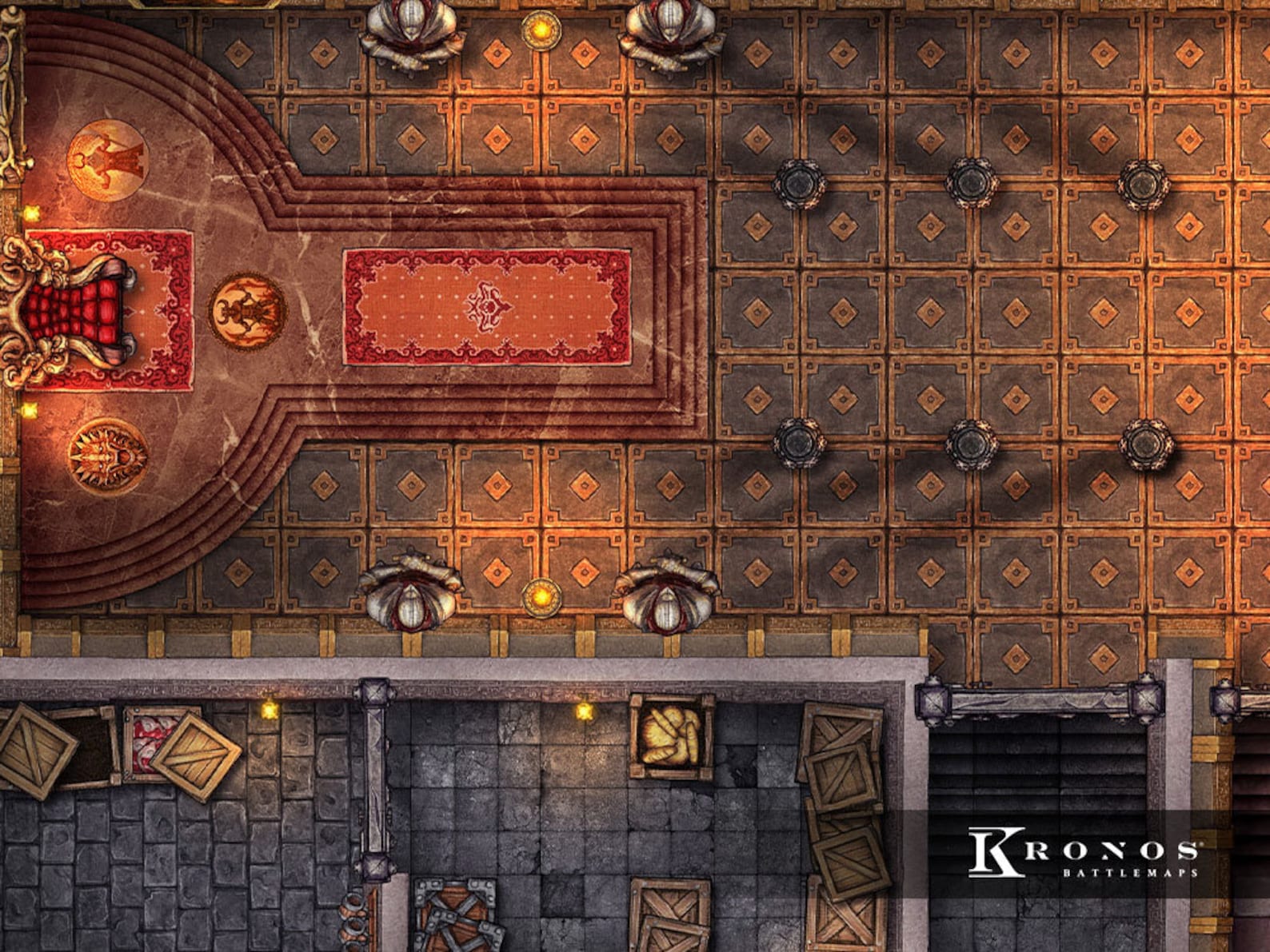 Fire Giant Lair Digital Battlemap Megadungeon 4K, Dnd Battle Map, D&D ...