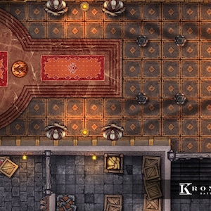 Fire Giant Lair Digital Battlemap Megadungeon 4K, Dnd Battle Map, D&D ...