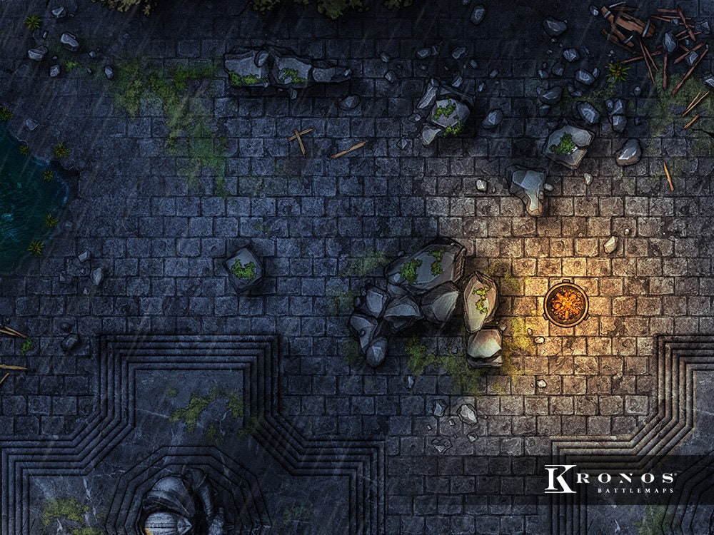 Castle Ruins III Battlemap, 4k,dnd Battle Map, D&D, Battle Map ...