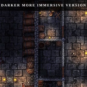 Wine Cellar Dnd Battle Map: 4k Digital Dungeon (VTT) - Etsy
