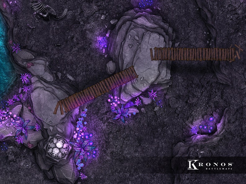 The Underdark Digital Battlemap, Dnd Battle Map, D&D, Dungeons and ...