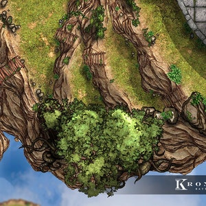 Floating Island + Avernus Digital Battlemap, Dnd Battle Map, Digital ...