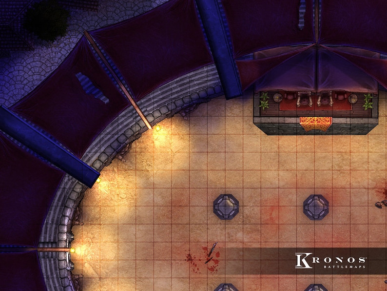 The Arena, Battlemap, Dnd Battle Map, D&D, Battle Map, Dungeons and ...