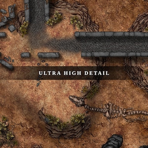 Swamp Ruins - Battlemap, Dnd Battle Map, Wasteland, Battle Map ...