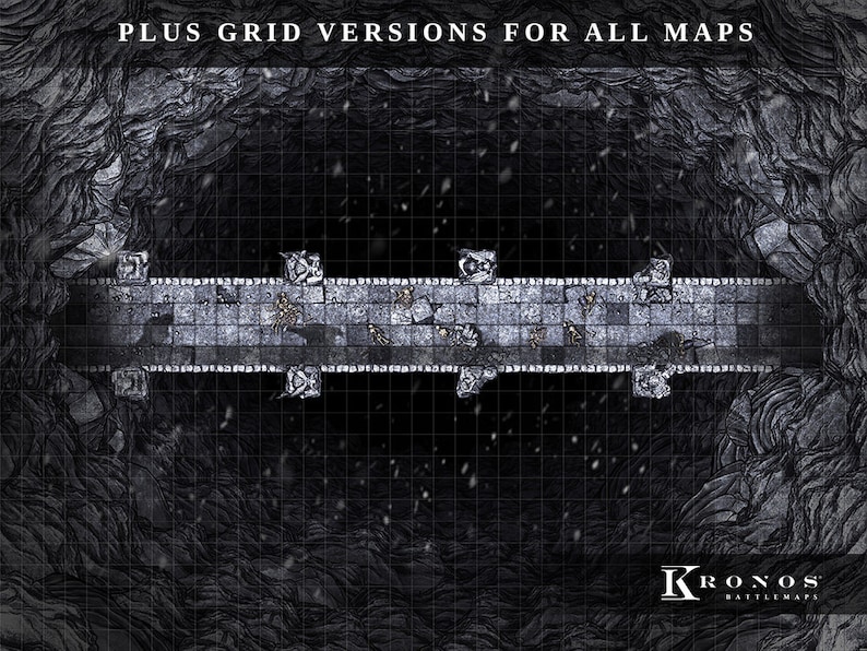 Bridge to the Underdark Digital Battlemap, Dndbattle Map, D&D, Dungeons ...