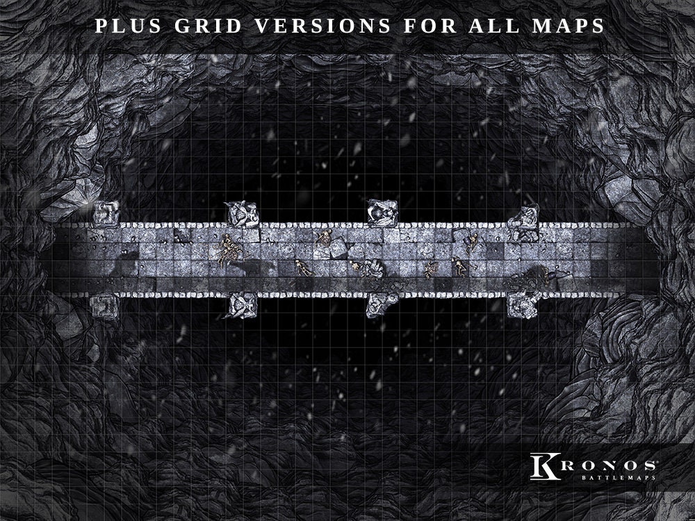 Bridge to the Underdark Digital Battlemap, Dndbattle Map, D&D, Dungeons ...
