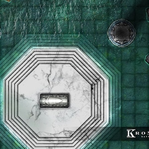Flooded Crypt Battlemap, Dnd Battle Map, D&D, Battle Map, Dungeons and ...