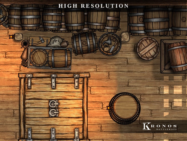 Sailing Ship Battlemap: Multi-deck RPG Map (digital Download) - Etsy