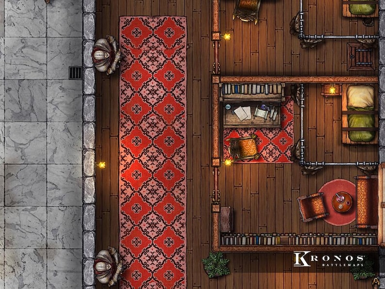 Insane Asylum Battlemap: 40x30 Dnd Prison (digital Map) - Etsy