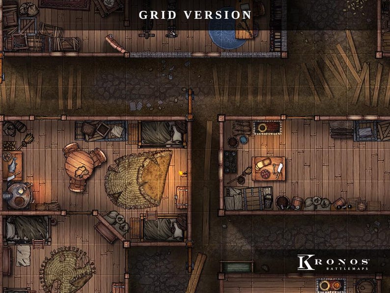 City Slums Battlemap: Dnd 5e Digital Map (VTT) - Etsy