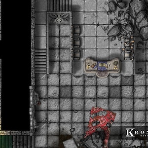 Flooded Crypt Battlemap, Dnd Battle Map, D&D, Battle Map, Dungeons and Dragons, 5e, Roll20 ...