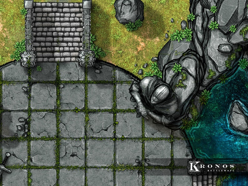 Forest Encounter Battlemap: Dnd 5e Digital Map (x2) - Etsy