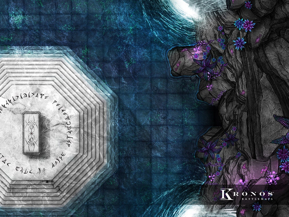 Underdark Shrine Battlemap: D&D Digital Map (40x30) - Etsy