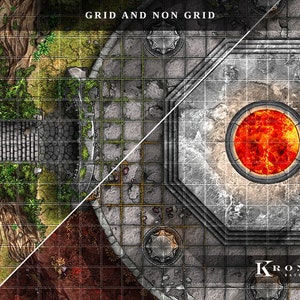 Floating Island Battlemap: Avernus Dnd 5e (digital Download) - Etsy
