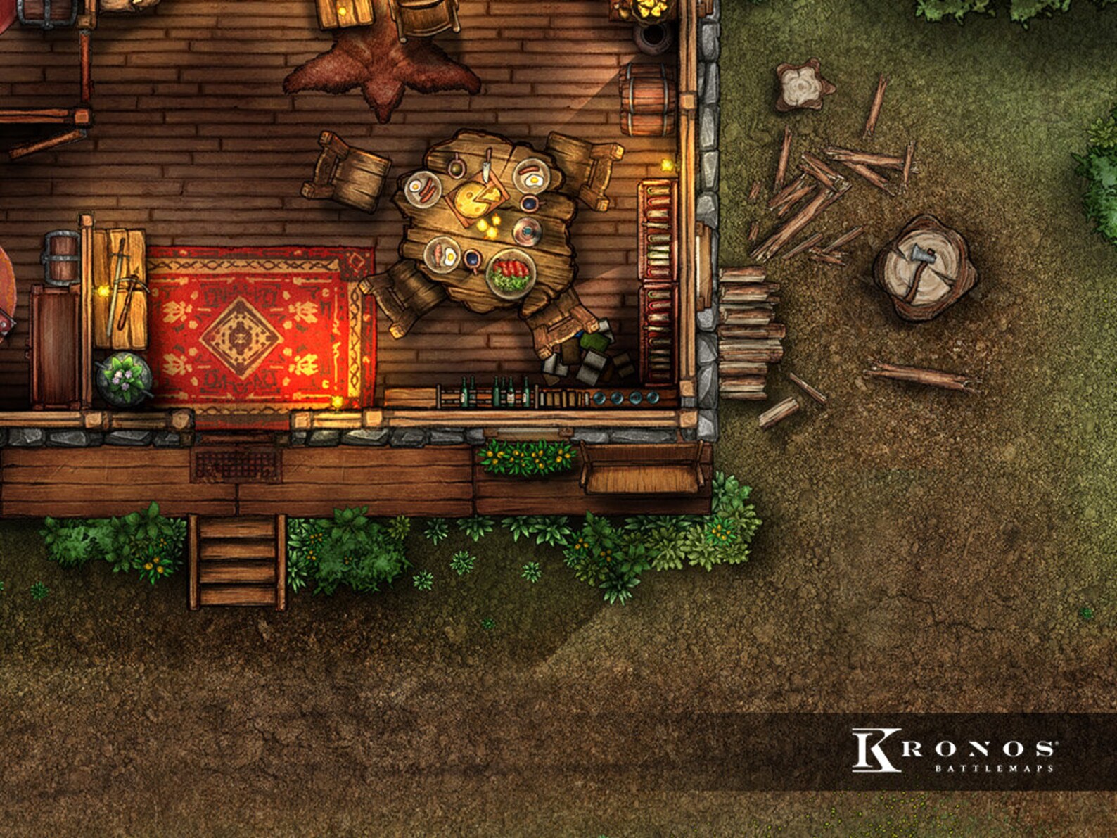 Farm Battlemap: 4K Dnd Map With Winter & Apocalyptic Versions (digital ...