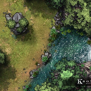 Forest Camp Battlemap, 4k, Dnd, Battle Map, Digital Battlemap, Dungeons ...