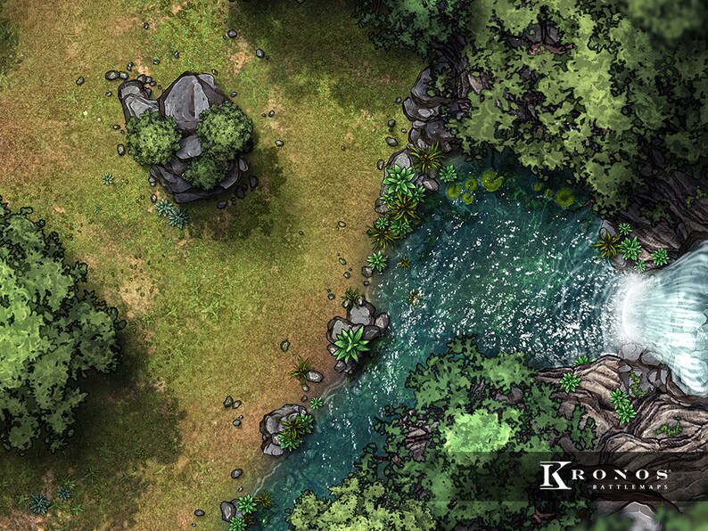 Forest Camp Battlemap, 4k, Dnd, Battle Map, Digital Battlemap, Dungeons ...