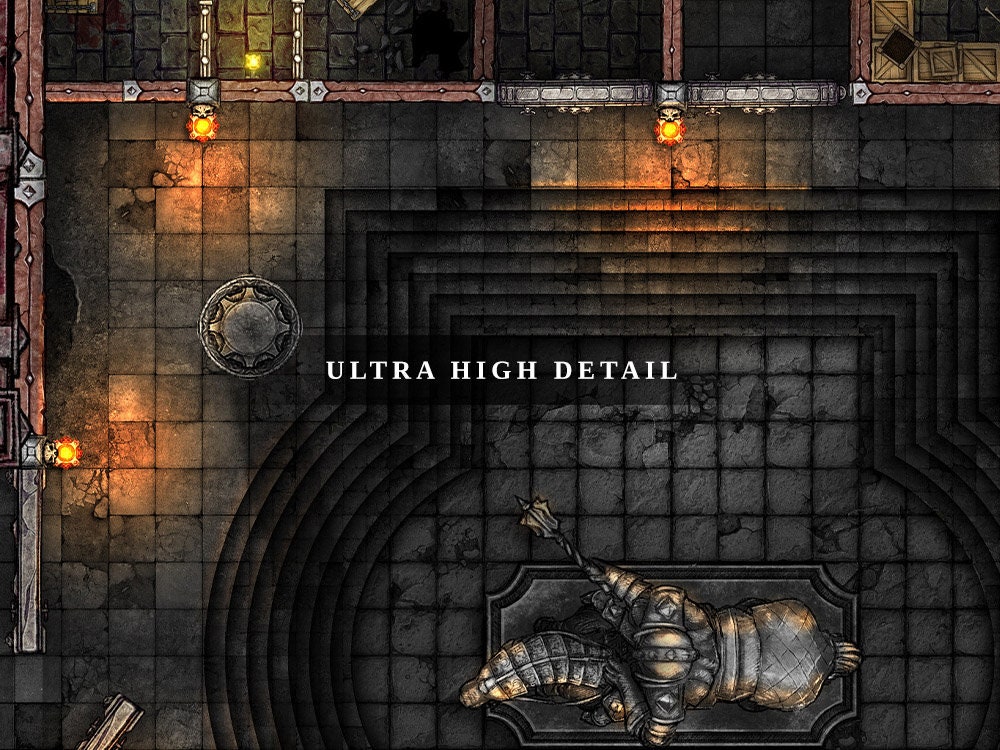 The Prison Battlemap Dnd Battle Map D&D Battle Map - Etsy UK