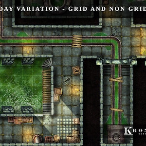 City Sewers Digital Battlemap: 40x30 Dnd 5e Map (digital Download) - Etsy