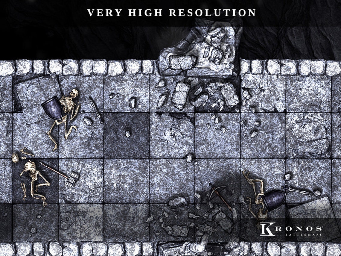 Underdark Bridge Battlemap: D&D 5e, VTT, Roll20 (digital Map) - Etsy