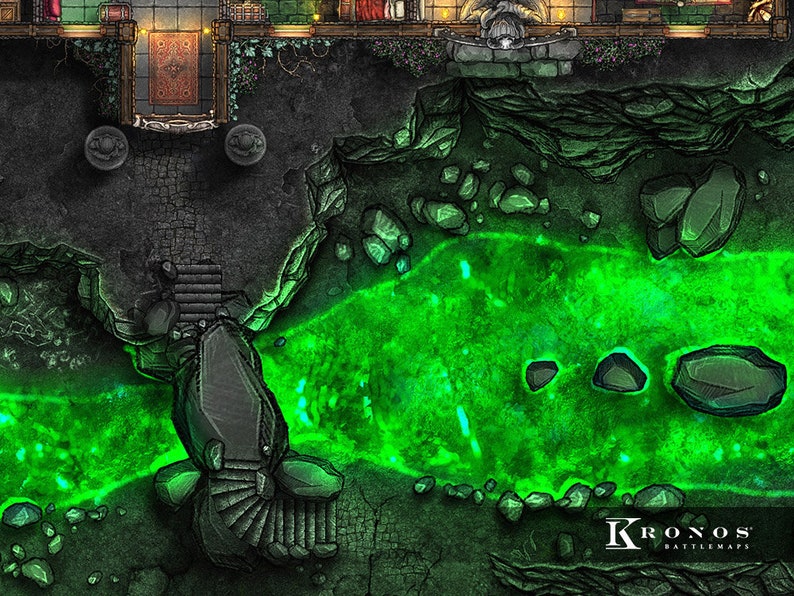 Underdark Outpost, Dnd Battle Map, D&D, Battle Map, Dungeons and ...