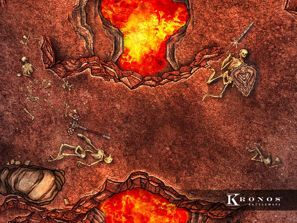 Fire Dragon Lair Battlemap: 4K Dnd Map (digital Download) - Etsy