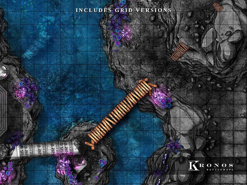 Underdark Shrine Battlemap: D&D Digital Map (40x30) - Etsy