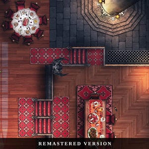 Vampire Ballroom Battlemap: Dnd 5e Digital Map (39x52) - Etsy