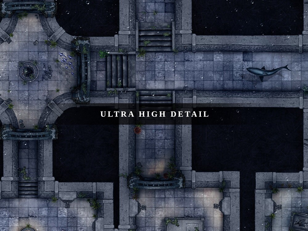 Storm Giant's Tomb - Battlemap - Etsy