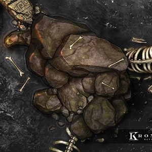 Jungle Tar Pit Digital Battlemap, Grid/night Versions Dnd Battle Map ...