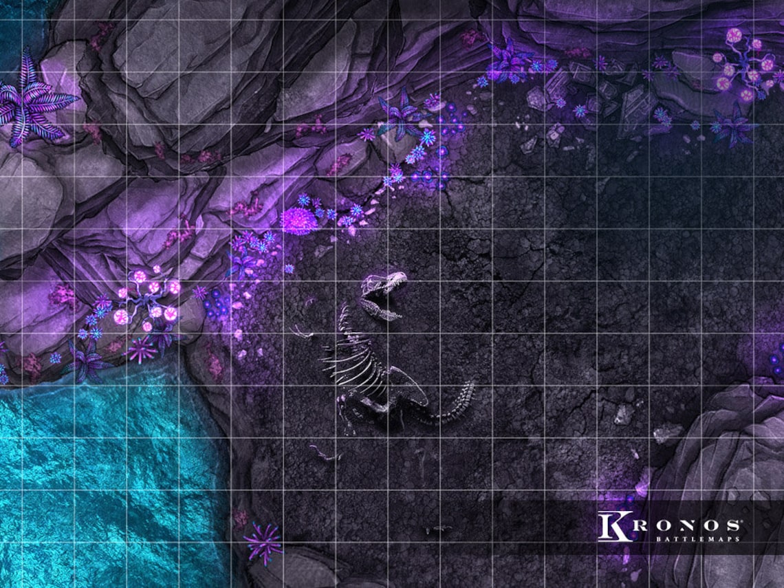 The Underdark Digital Battlemap, Dnd Battle Map, D&D, Dungeons and Dragons, 5e, Roll20, Fantasy ...