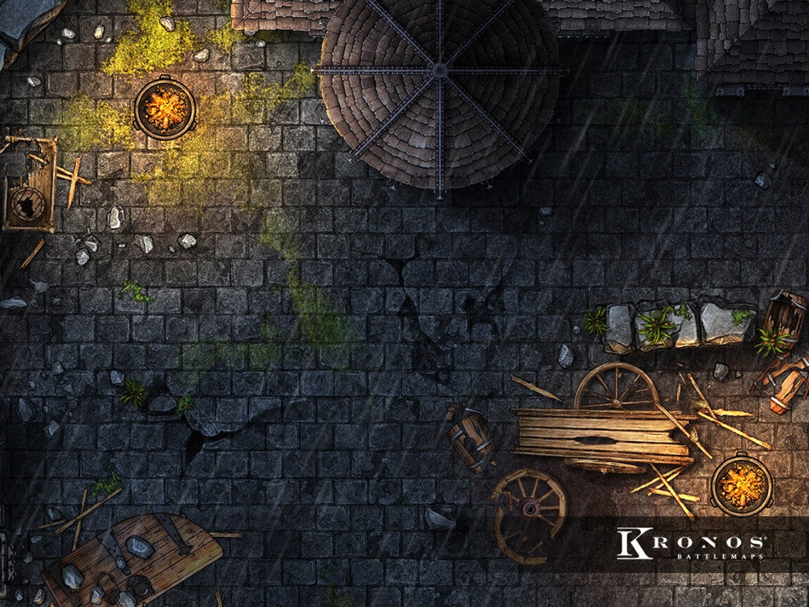 Castle Ruins II Battlemap, Dnd Battle Map, D&D, Battle Map, Dungeons ...