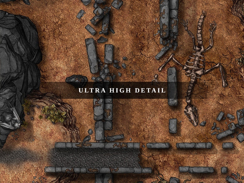 Swamp Ruins - Battlemap, Dnd Battle Map, Wasteland, Battle Map ...