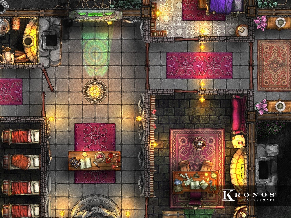 Underdark Outpost, Dnd Battle Map, D&D, Battle Map, Dungeons and ...