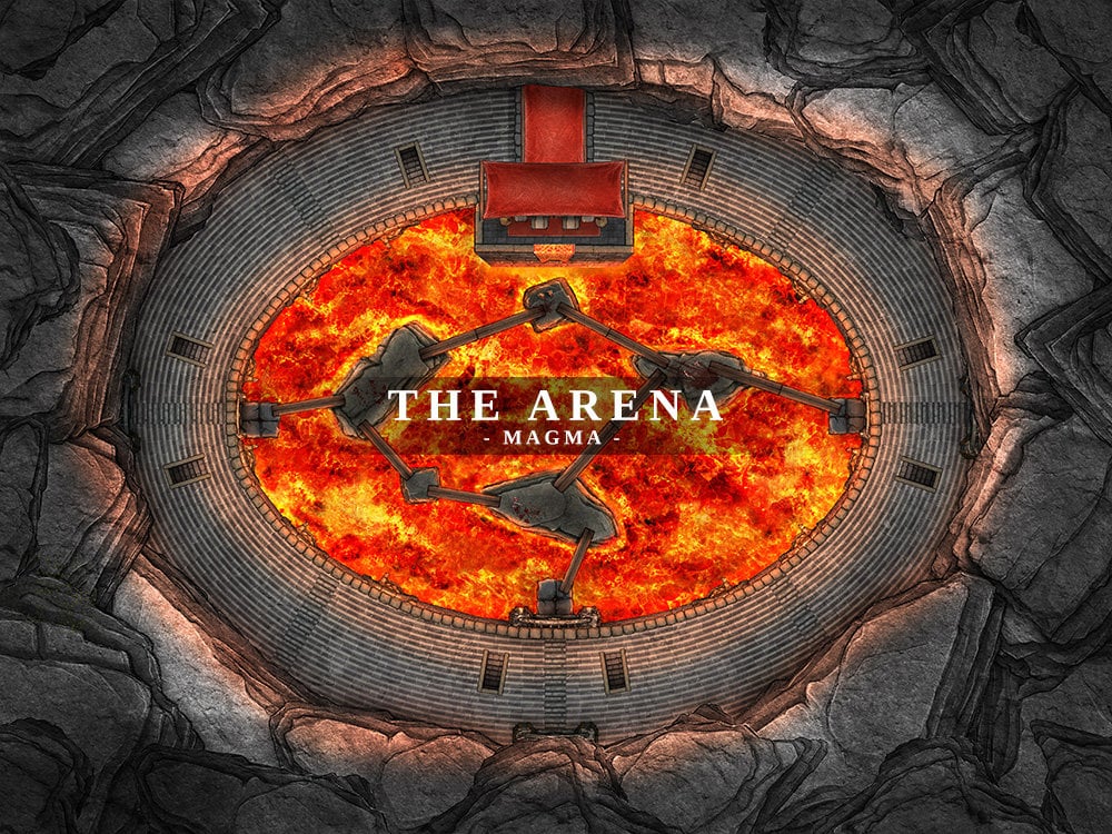 The Arena Variations Battlemap, Battle Map, D&D Battle Map, Dungeons ...