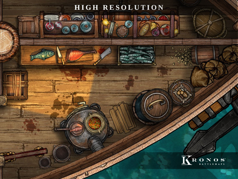Sailing Ship Battlemap: Multi-deck RPG Map (digital Download) - Etsy