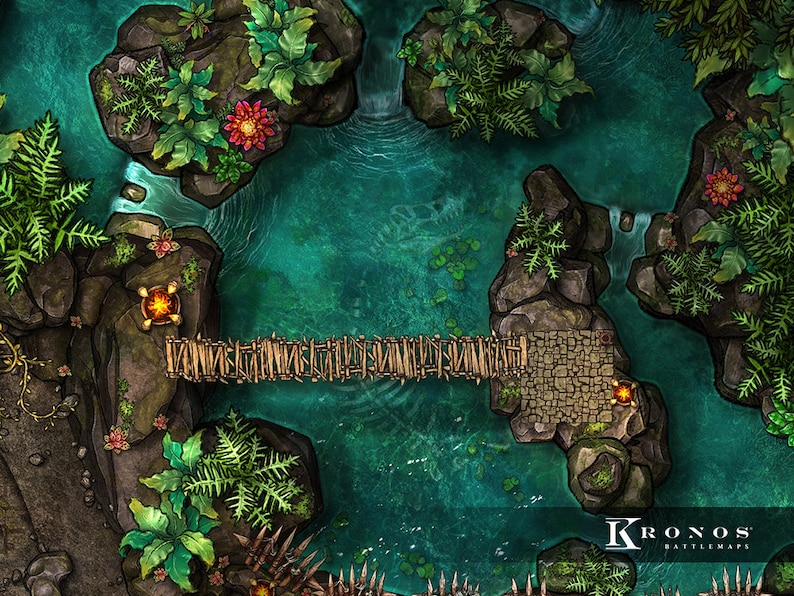 Jungle Arena Digital Battlemap, 4k, Battlemap, Dnd Battle Map, D&D, 5e ...