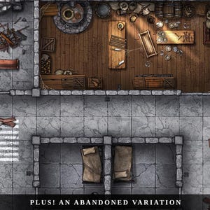 Insane Asylum Prison Battlemap, Dnd Battle Map, D&D, Dungeons and ...