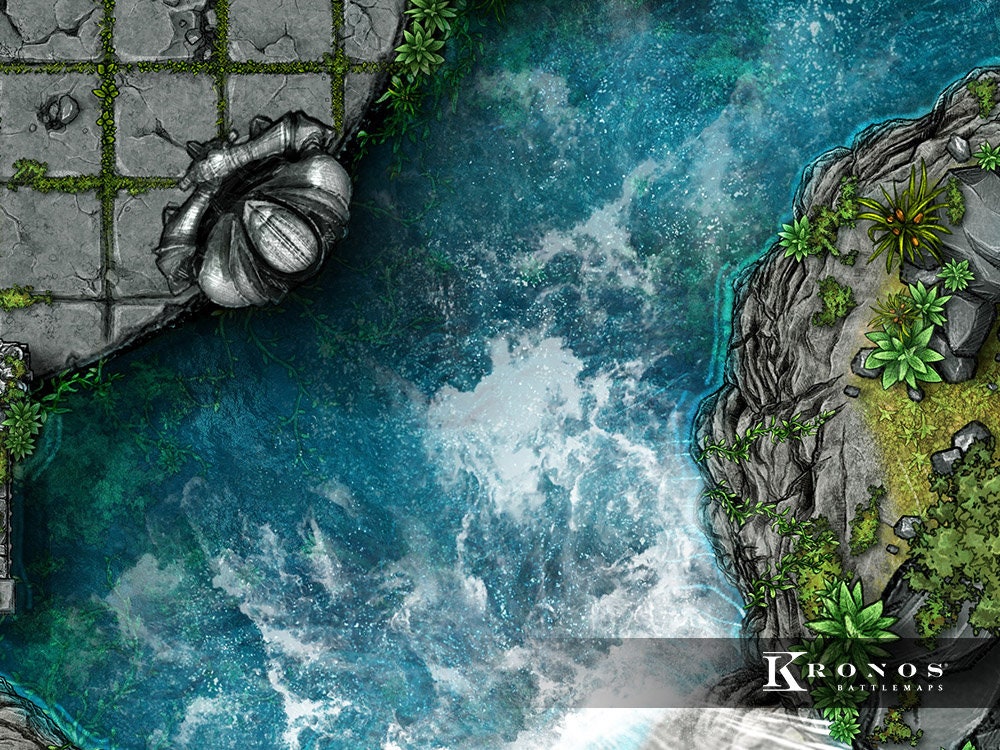 Forest Encounter Battlemap: Dnd 5e Digital Map (x2) - Etsy